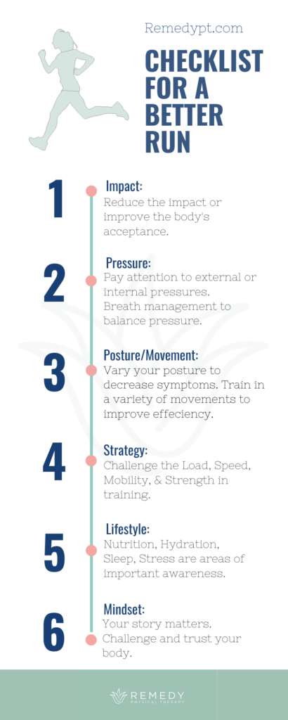 Your checklist for a better run - Remedy Physical Therapy